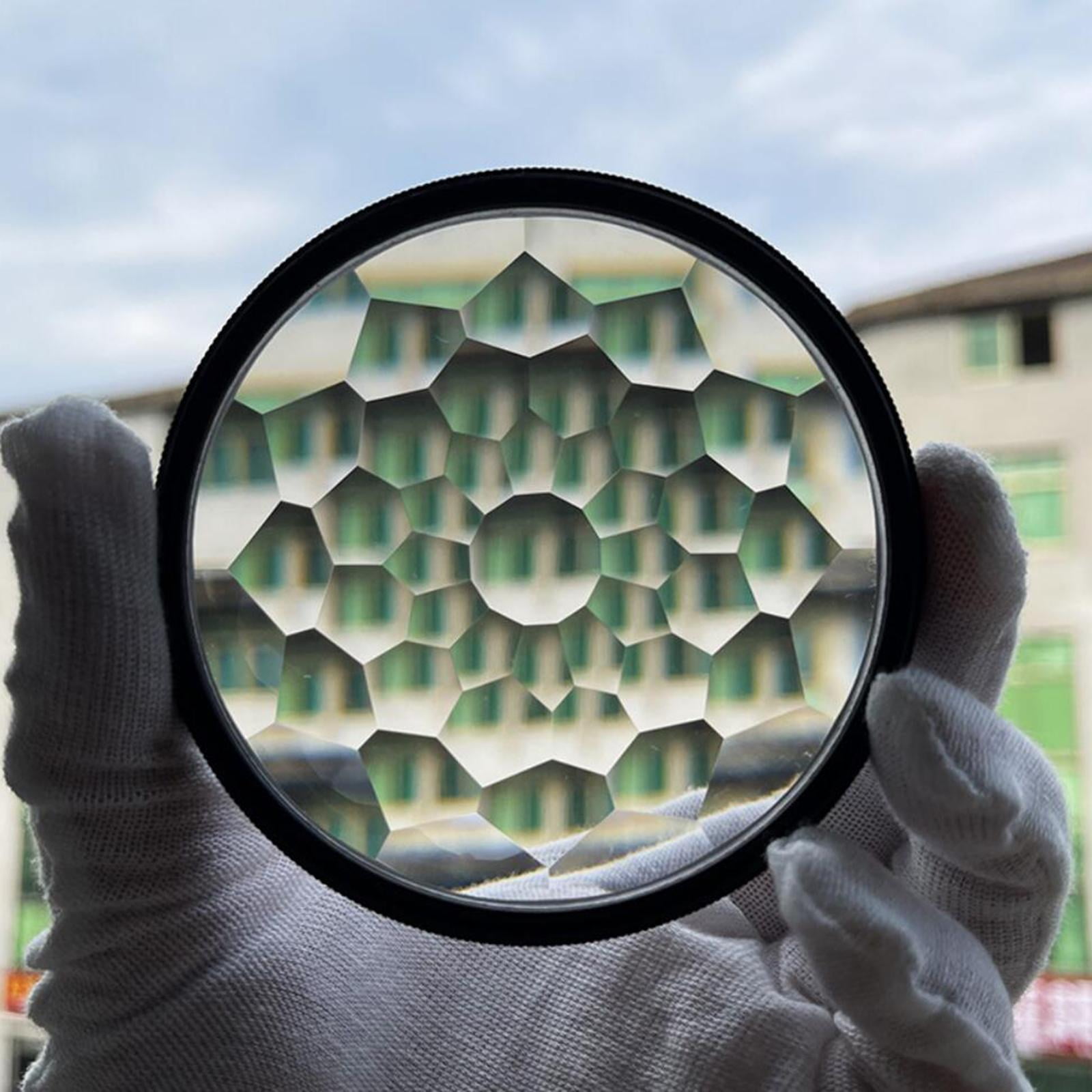 77mm Kaleidoscope Glass Effect Filter Optical Glass Handmade Repeat ...