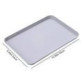 Solid Color Plastic Pallet, Sell Hot! Dienrx Fast Food Tray Rectangular ...