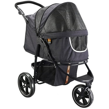 Kittywalk Double Decker Pet Stroller, Striped, 30" x 16" x 41.5 ...