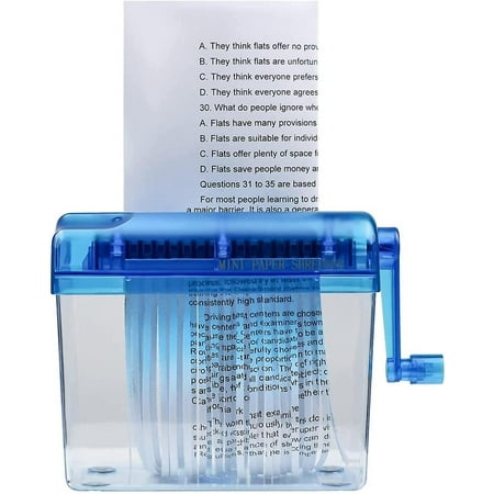 SHARKDOOK Paper Shredder 1pc Mini Manual Shredder Documents Paper ...