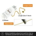 UL Listed E26 Base Bulb to 2-Prong Outlet Plug Light Socket Converter ...