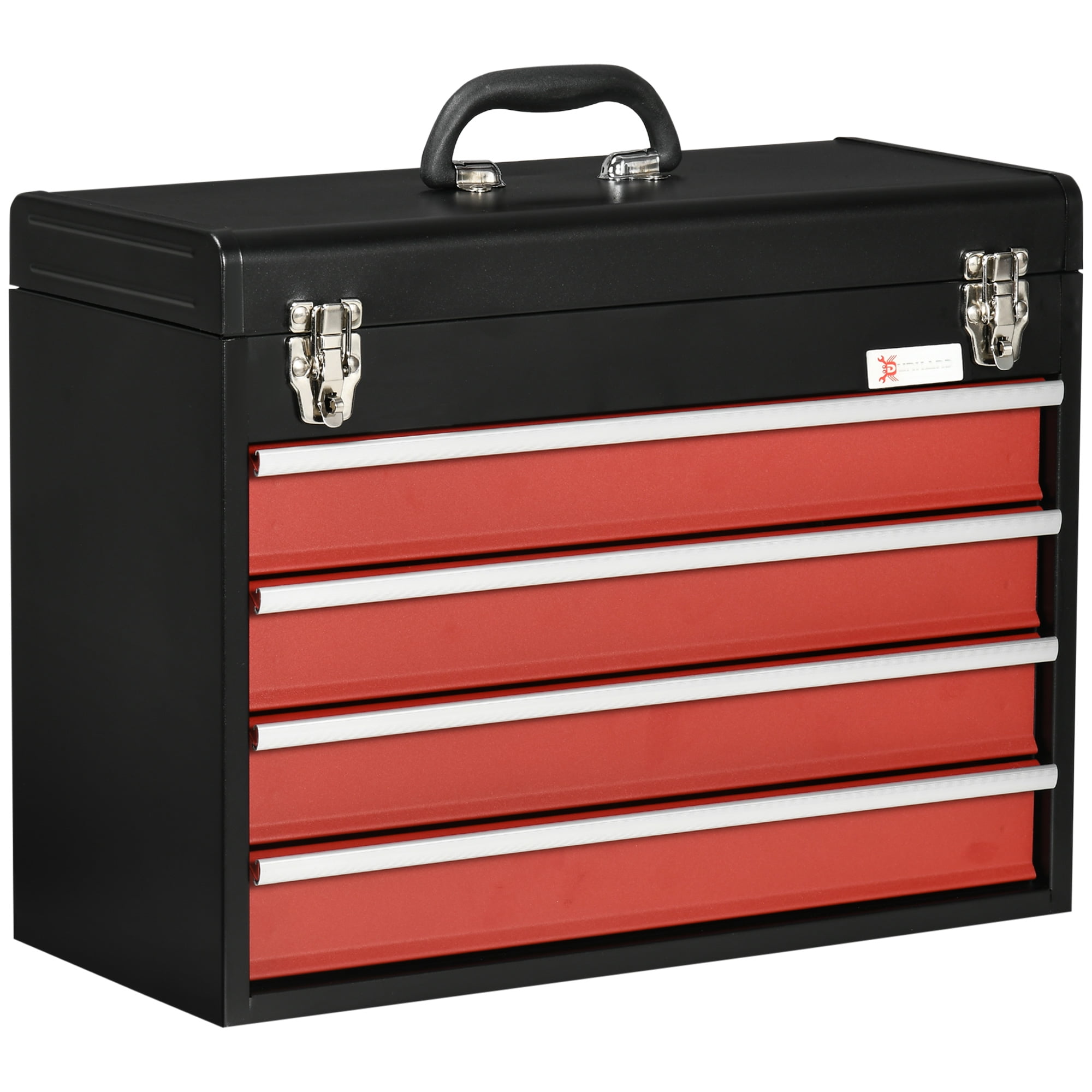 Click here for Durhand 15.6 Tall Portable Metal Tool Box With Met... prices