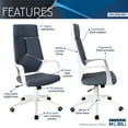 Free Shipping! Techni Mobili High-Back Studio Office Task Chair with ...