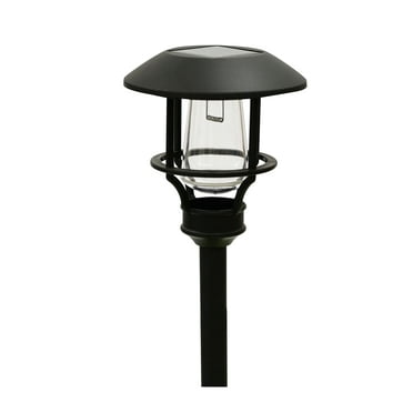 Moonrays 91386 Fairview Solar Powered LED Path Light, 4pk, Black Finish ...
