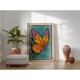 Affixzi Monarch Butterfly Lotería Poster, Vintage Mexican Wall Art ...