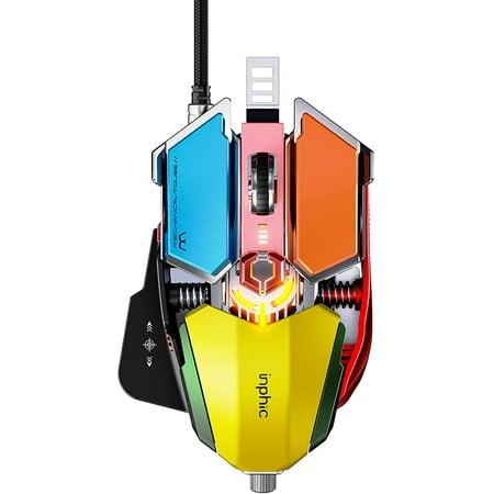 Mechanical Gaming Mouse, Inphic High-performance Wired Mouse 7200 DPI ...
