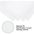 20 Pieces 7 Count Plastic Canvas Plastic Mesh Canvas Sheets, Eye Mesh ...
