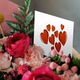 3drose, Cute Hearts Hand Drawn Orange Romantic Doodle, 12 Greeting ...