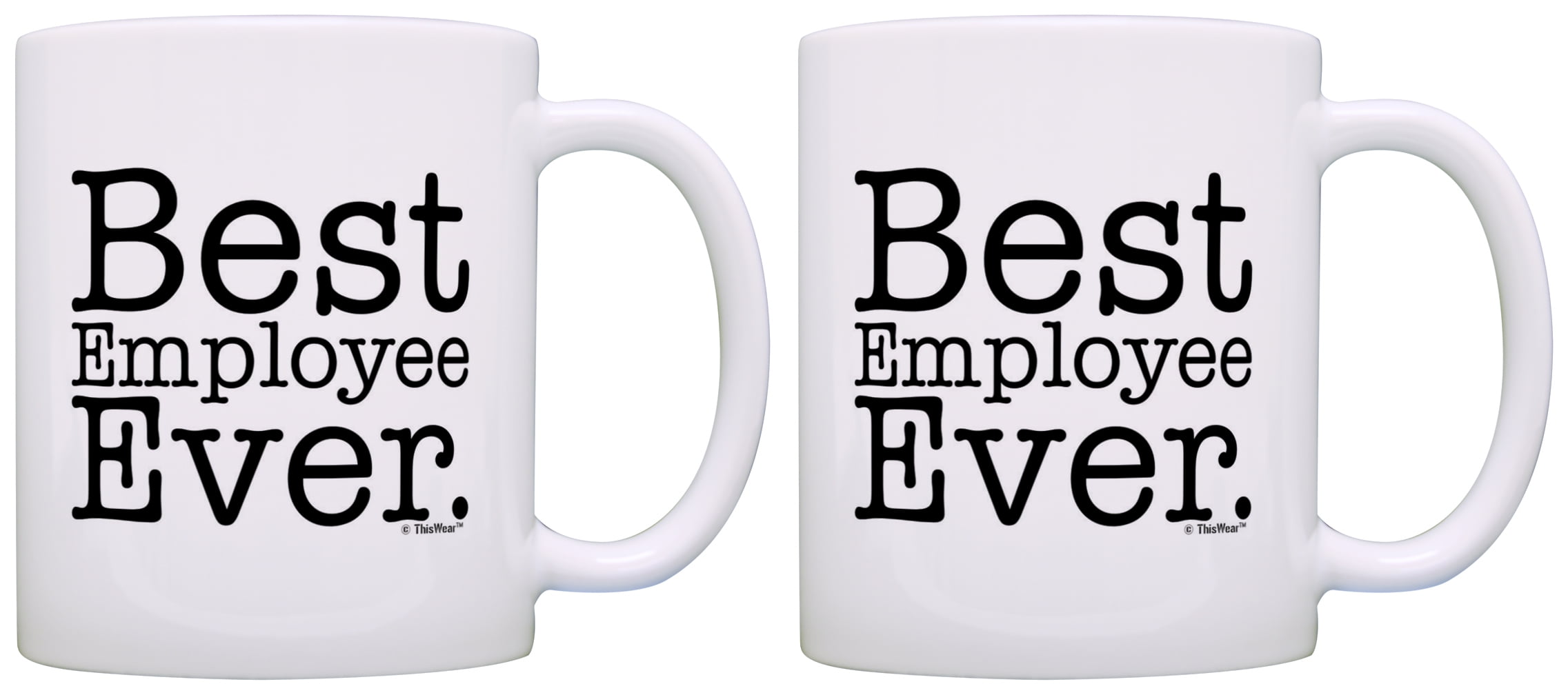 ThisWear Employee Gifts Best Employee Ever Intern Gag Gift 11 ounce 2 ...