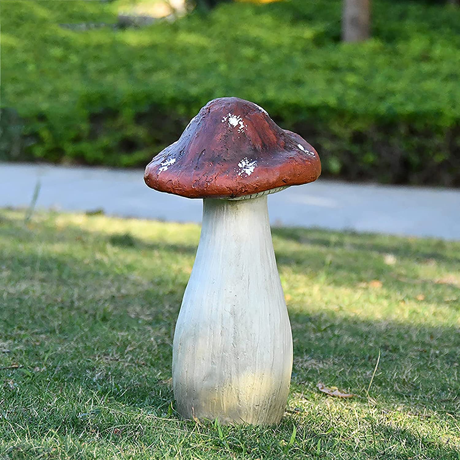 Mushroom Decor Garden Statue,Outdoor Large Mushroom Statue,Courtyard ...