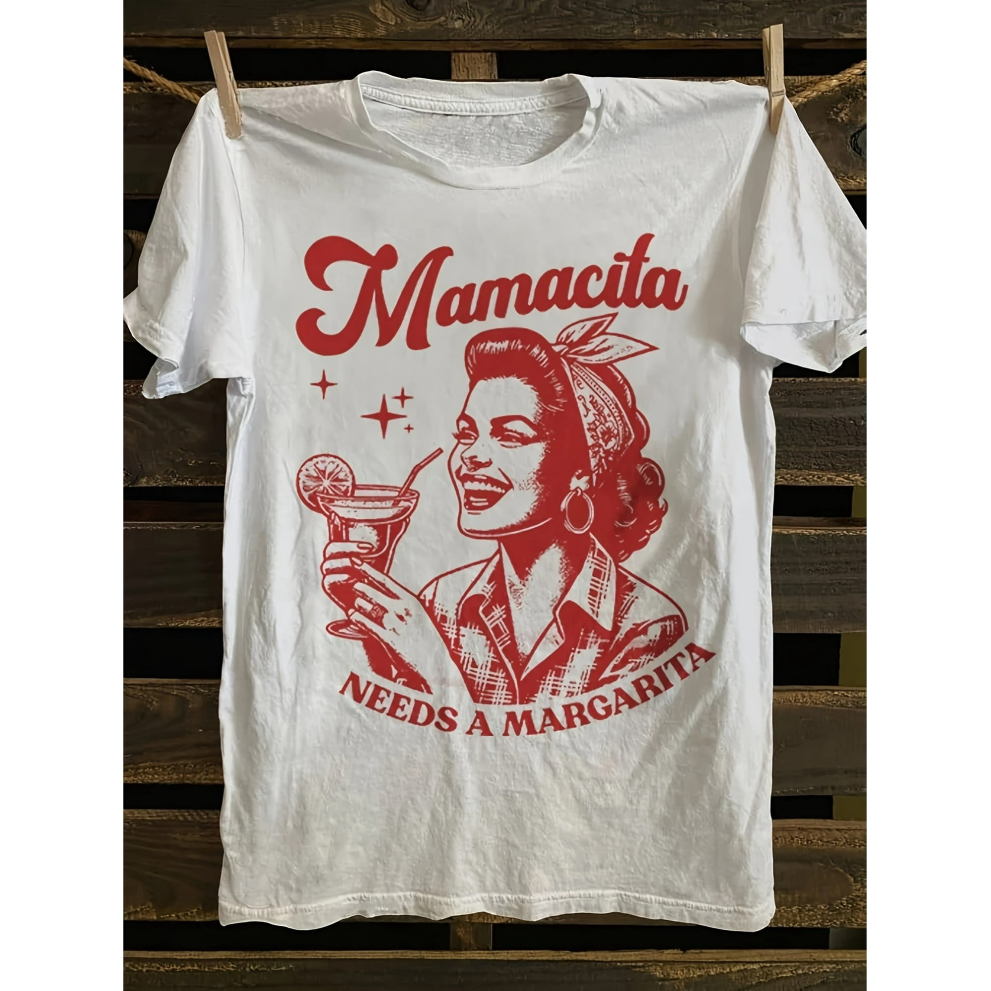Click here for Generic Retro mamacita Needs A Margarita Graphic T... prices