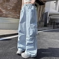 CAIXIA Girls Pants Cargo Joggers Teen Athletic Quick Dry Lightweight ...