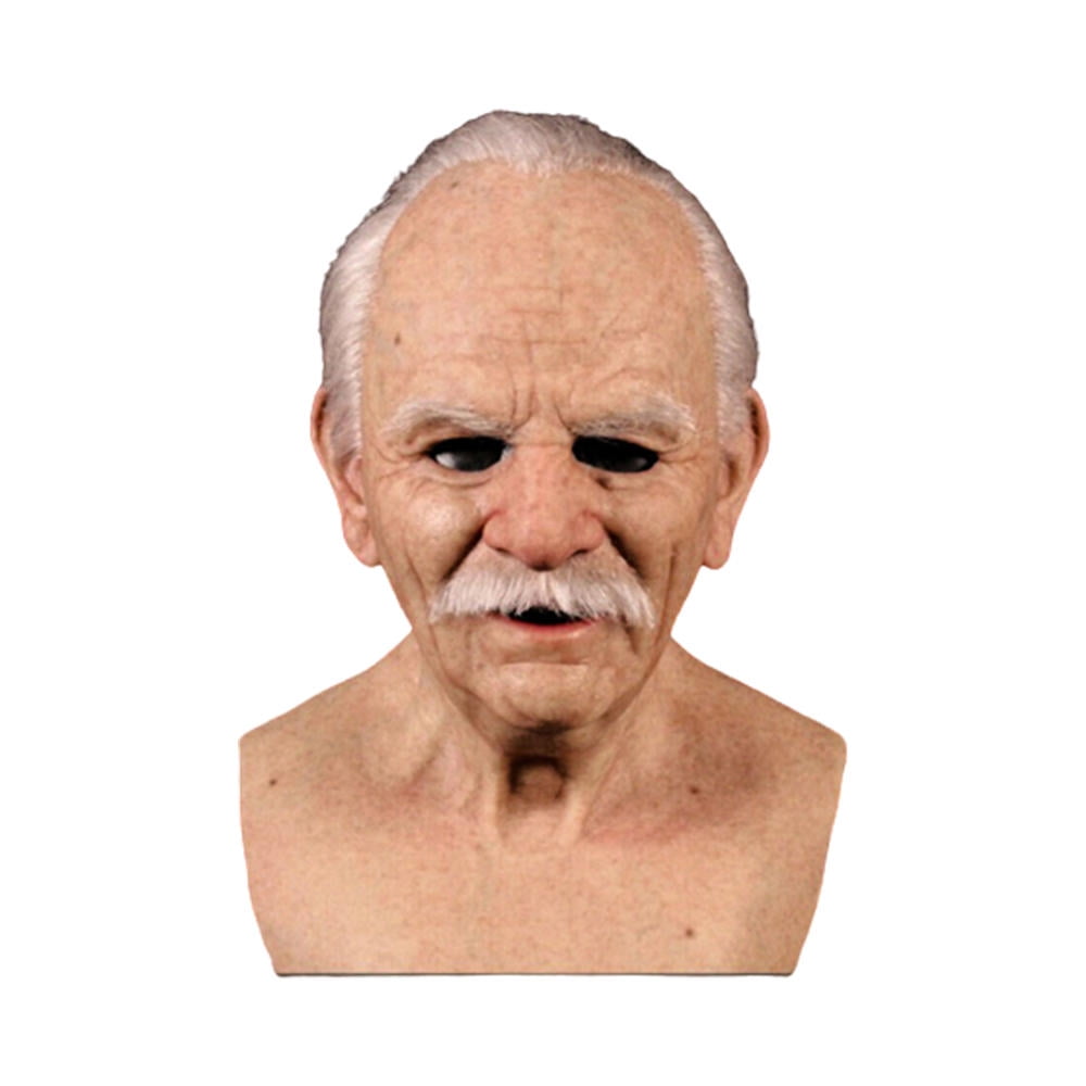 Buy Latex Old Man Mask Male Disguise Realistic Masks Cosplay Costume ...