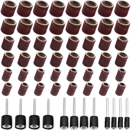 Bail 102 Pieces Sanding Kit, Sanding Sleeves Nail Sanding Sleeves for ...