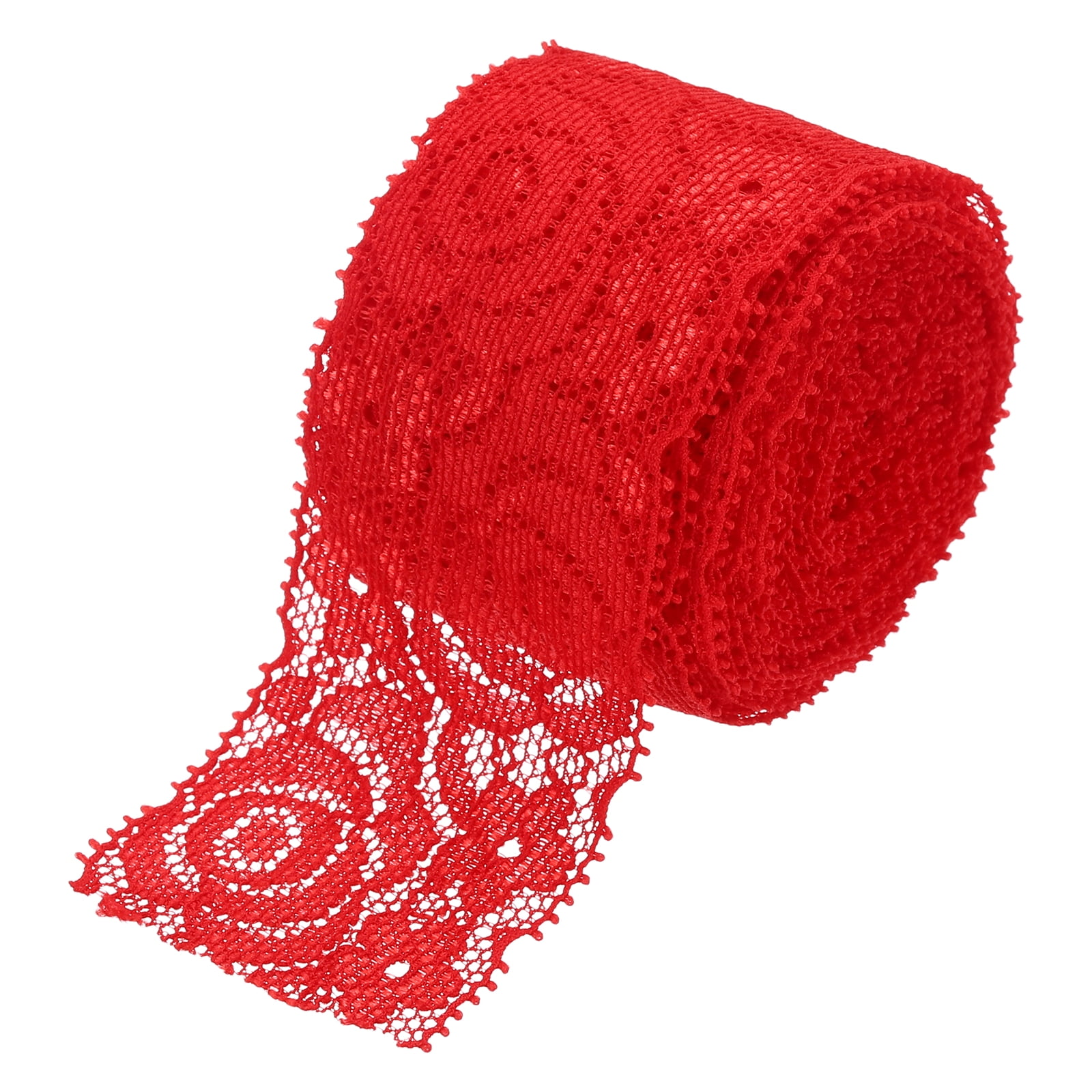 Click here for Uxcell Lace Trim 5 Yards 3 Inch Flower Elastic Lac... prices