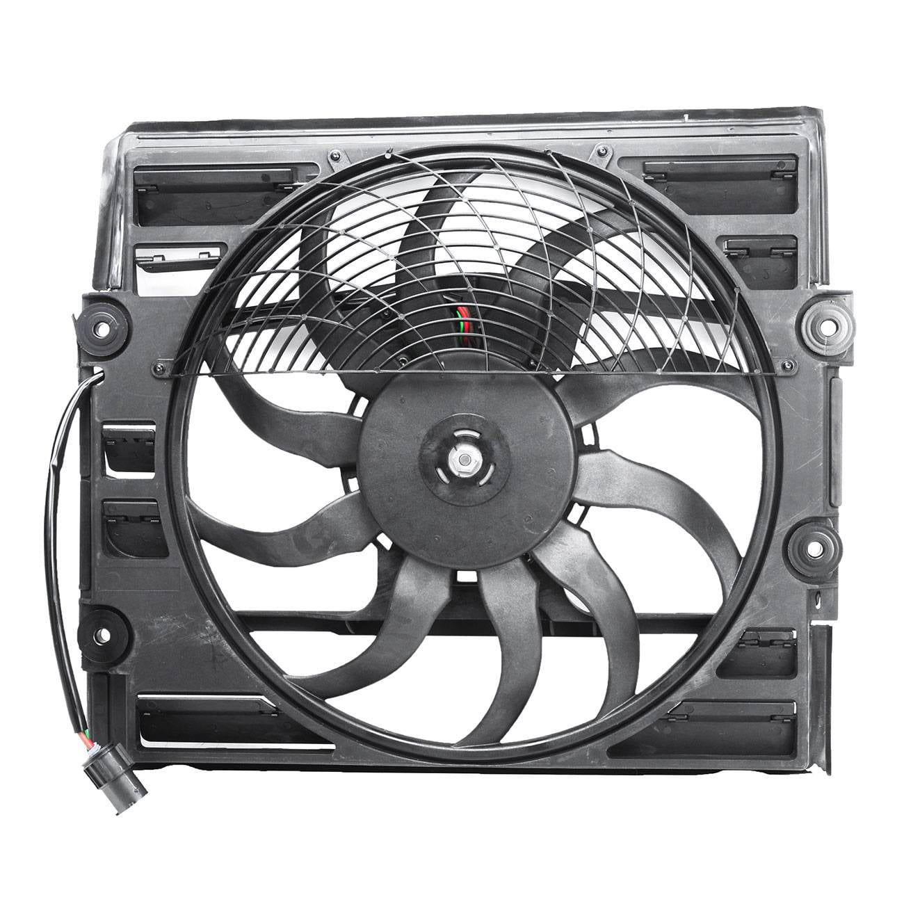 Bapmic 64546921383 A/C Condenser Brushless Cooling Fan Assembly Fit for ...