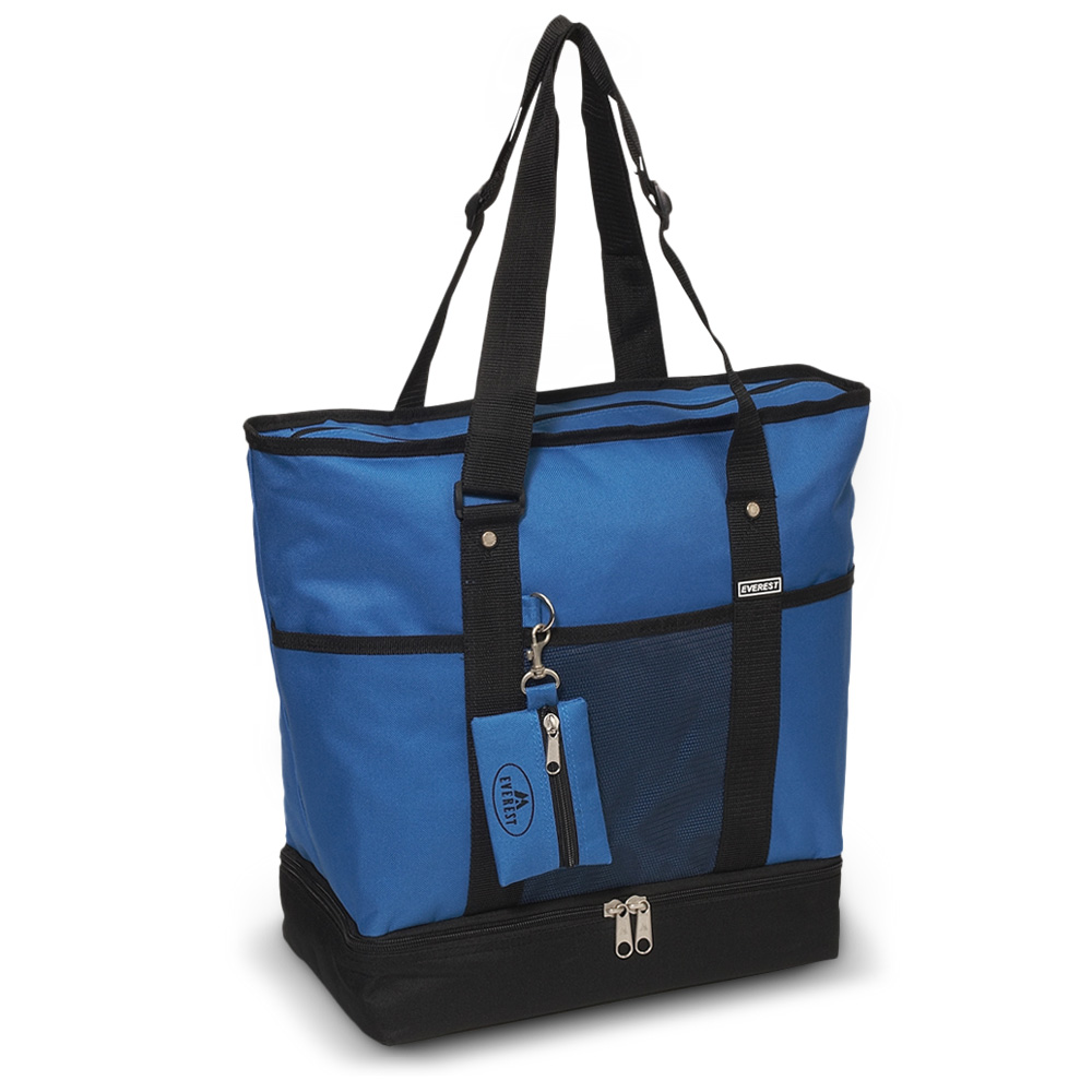 Everest Unisex Deluxe Shopping Tote Bag Royal Blue - Walmart.com