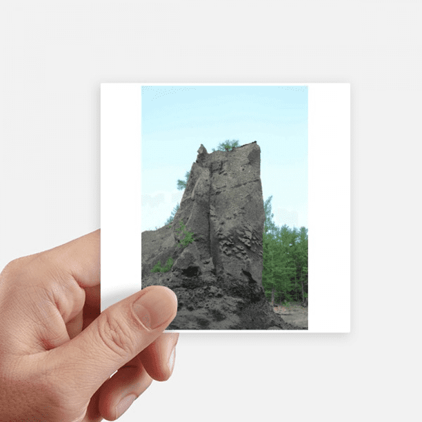 Northeast Square Boulder Art Deco Fashion Sticker Square Waterproof ...