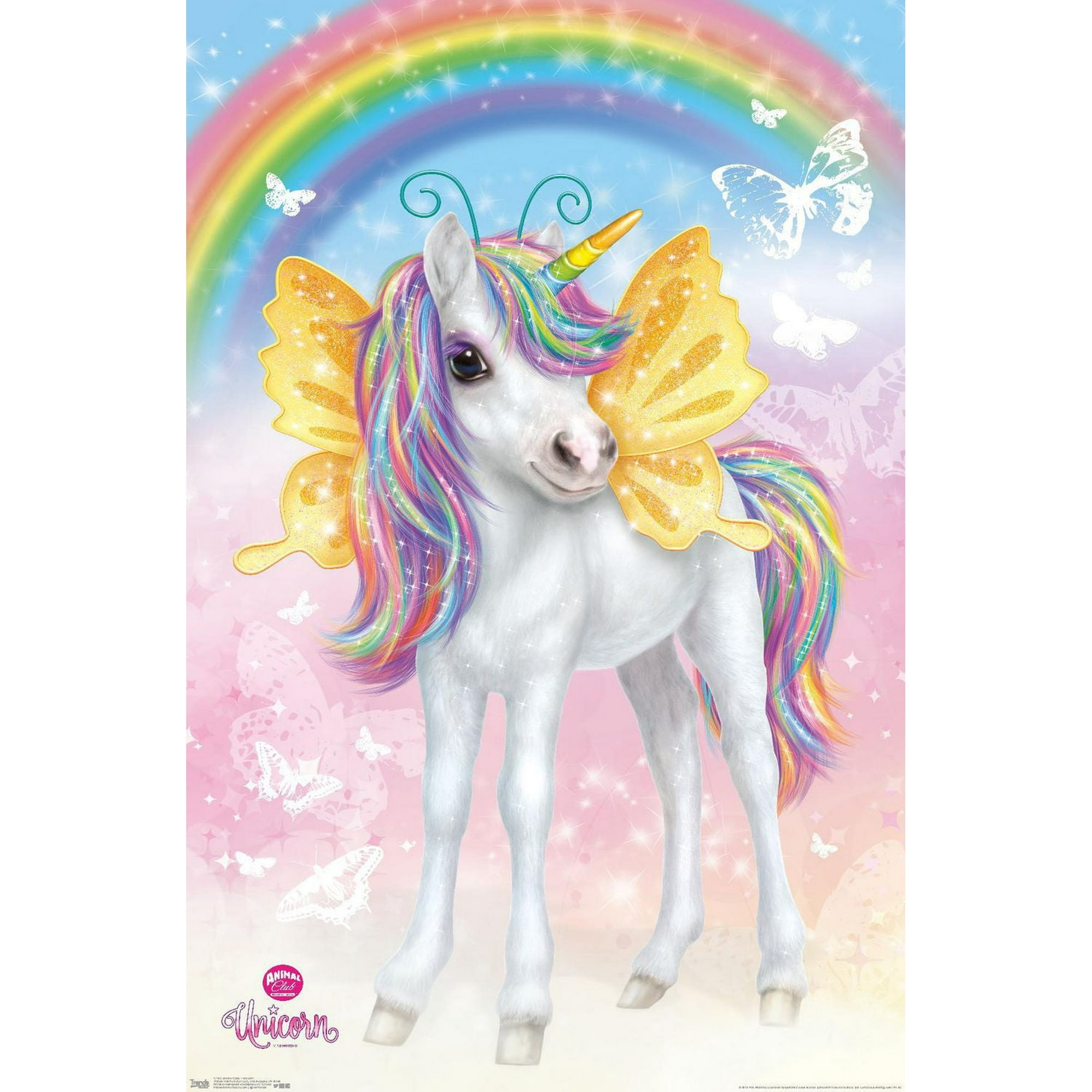 Click here for Trends International Animal Club - Unicorn Wall Po... prices