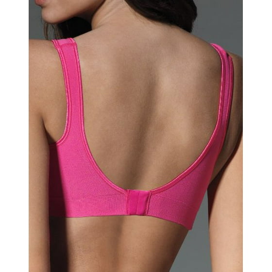 Bali Bali Womens Comfort Revolution Smart Size Wirefree Bra L Diamond White