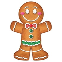 Big Dot of Happiness Gingerbread Christmas - DIY Shaped Gingerbread Man ...