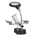Soldering Station Magnifier Auxiliary Clip Stand Desktop Magnifying Glasses For Small Items