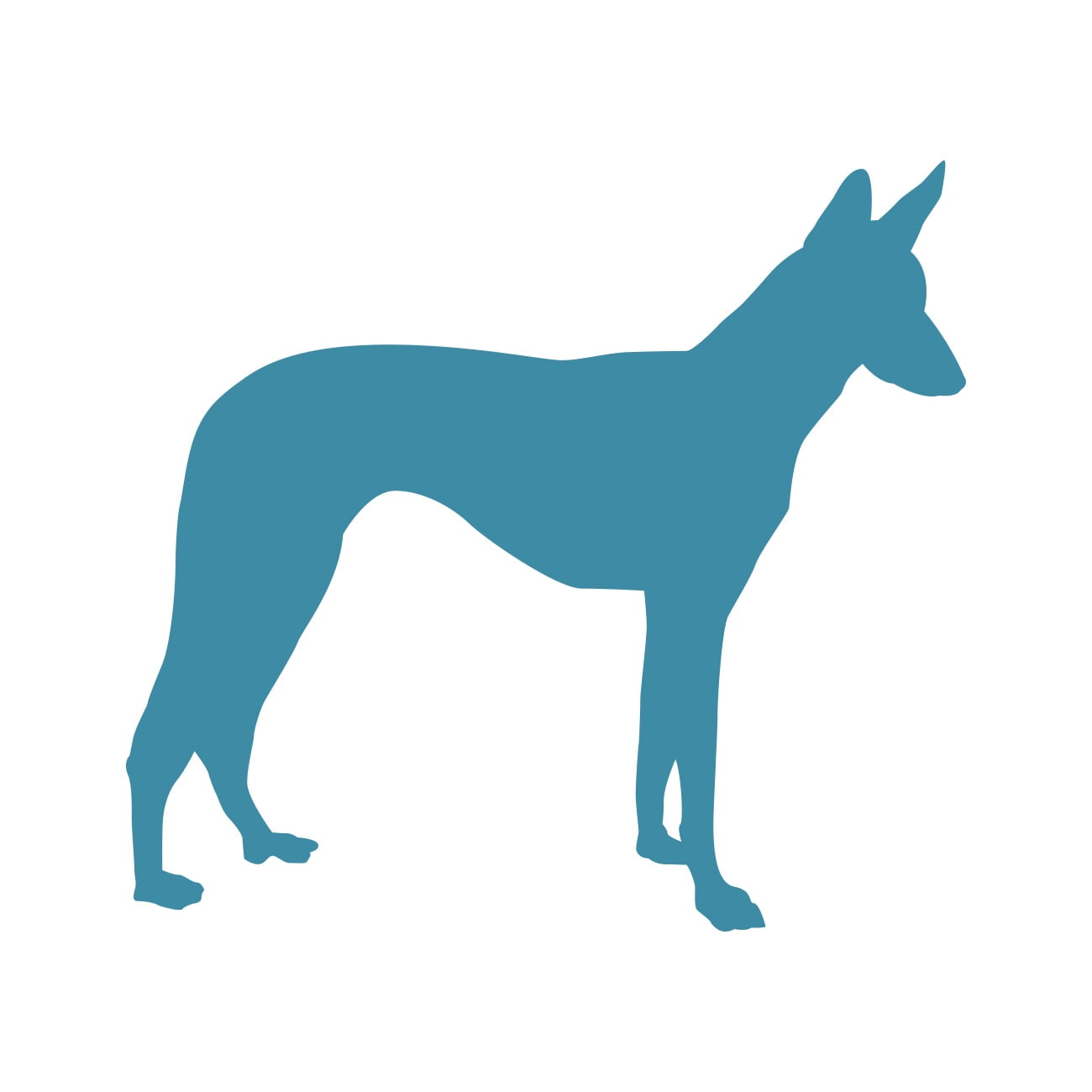 Ibizan Hound Sticker Decal Die Cut - Self Adhesive Vinyl - Weatherproof ...