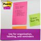 Post-it Super Sticky Notes, 5 in x 8 in, Energy Boost , Lined, 4 Pads ...