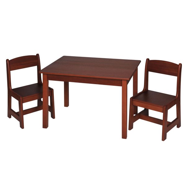 Gift Mark Kids Rectangle Table with 2 Chairs Set, Multiple Colors - Walmart.com - Walmart.com