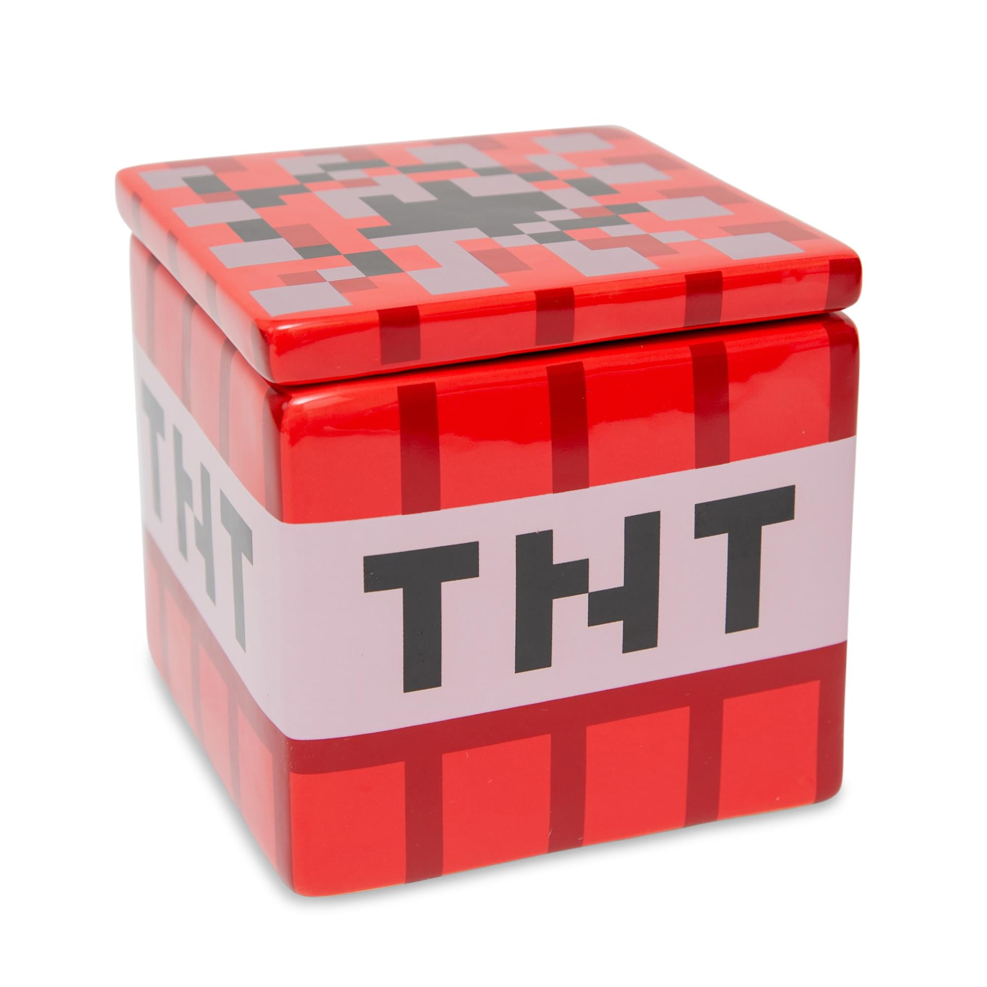 Minecraft TNT Block Ceramic Cookie Jar Container | 6 Inches Tall ...