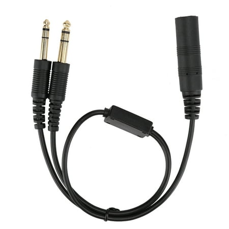 Headset Adapter, Universal Aviation Headset Adapter Portable For The ...