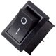 Rocker Switch 2 PIN ON-OFF SPST 125VAC/10A 250VAC/6A 21x15mm Black KCD1 ...