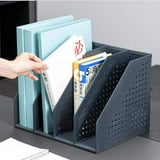 SAYEEC Collapsible Plastic Magazine File Holder Vertical Binder Storage ...