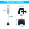 DaToo Aquarium Light Clamp Fish Tank Light White and Blue LEDs 3W ...