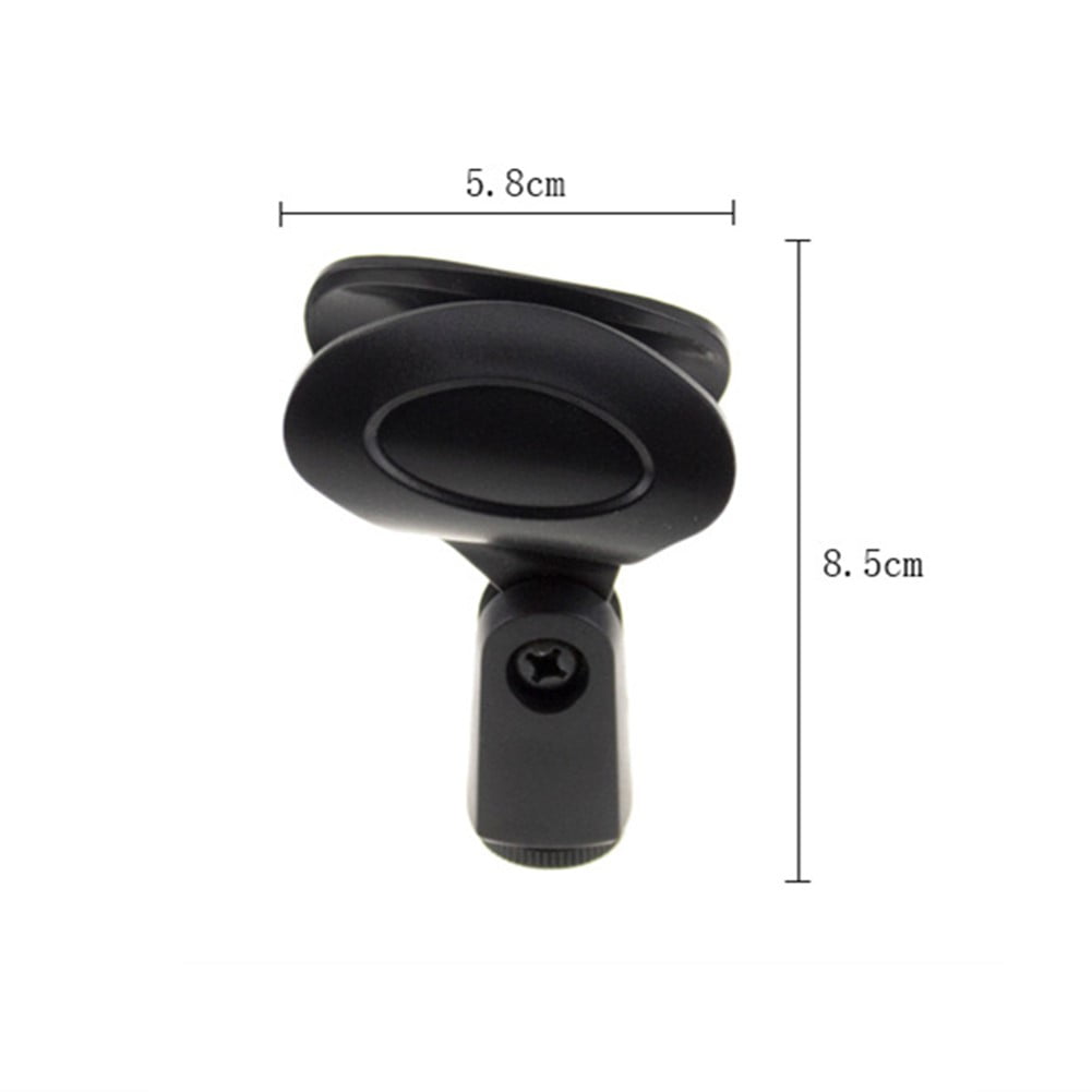 Universal Microphone Clip Clamp with Adapter For Handheld Mic Mount ...