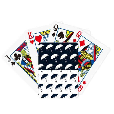 Black White Umbrella Rain Weather Poker Playing Magic Card Fun Board ...