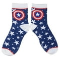 Captain America Comic Book Superhero Ankle Socks Pack - Walmart.com
