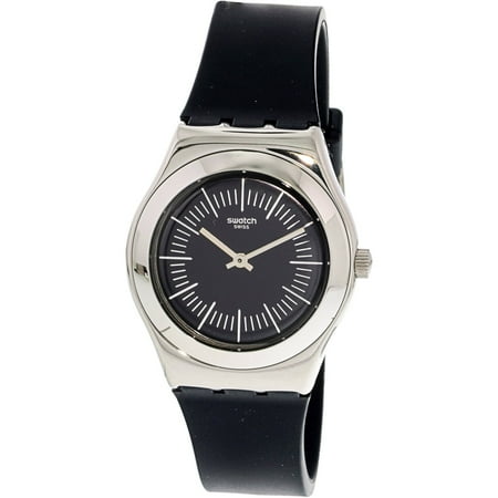 Swatch Palissade YLS202 Silver Rubber Swiss Quartz Fashion Watch ...