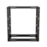 NavePoint 4-Post Adjustable Rack, 22U, Cage Nuts, Caster Compatible ...