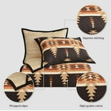 Paseo Road Yosemite 3 Piece Aztec Tribal Reversible Cotton Quilt Set ...