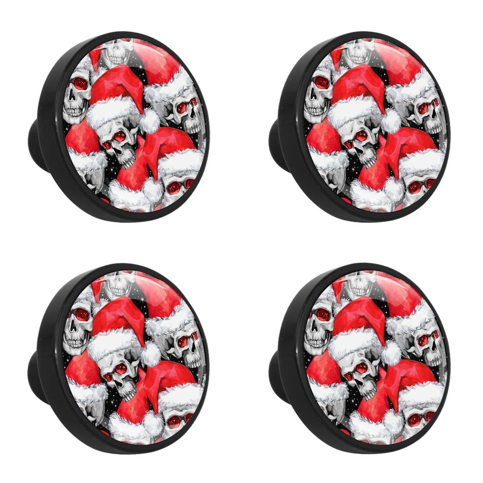 4 Pcs Skull Knobs for Kitchen Cabinet Cupboard Dresser Bookcase Drawer ...