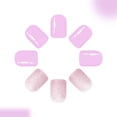 Bogrsely Modern Lavender Flower Press On Nail Instants Application ...
