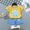Hudaneo Baby Boy Summer Clothes Funny Graphic T Shirt Outfits Short ...