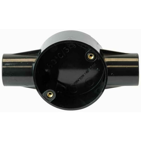 PRO POWER - 2-Way Through Box - 25mm System - Black | Walmart Canada