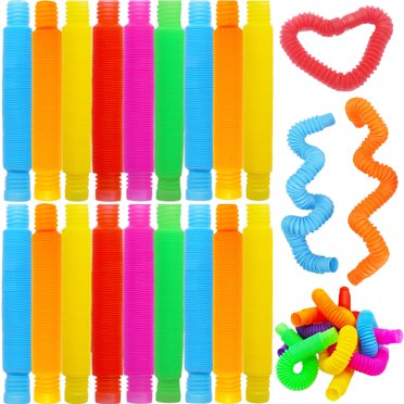 Mr. Pen- Pop Tubes Sensory Toys, 6 Pack, Large, Pop Tubes, Pop Tube ...