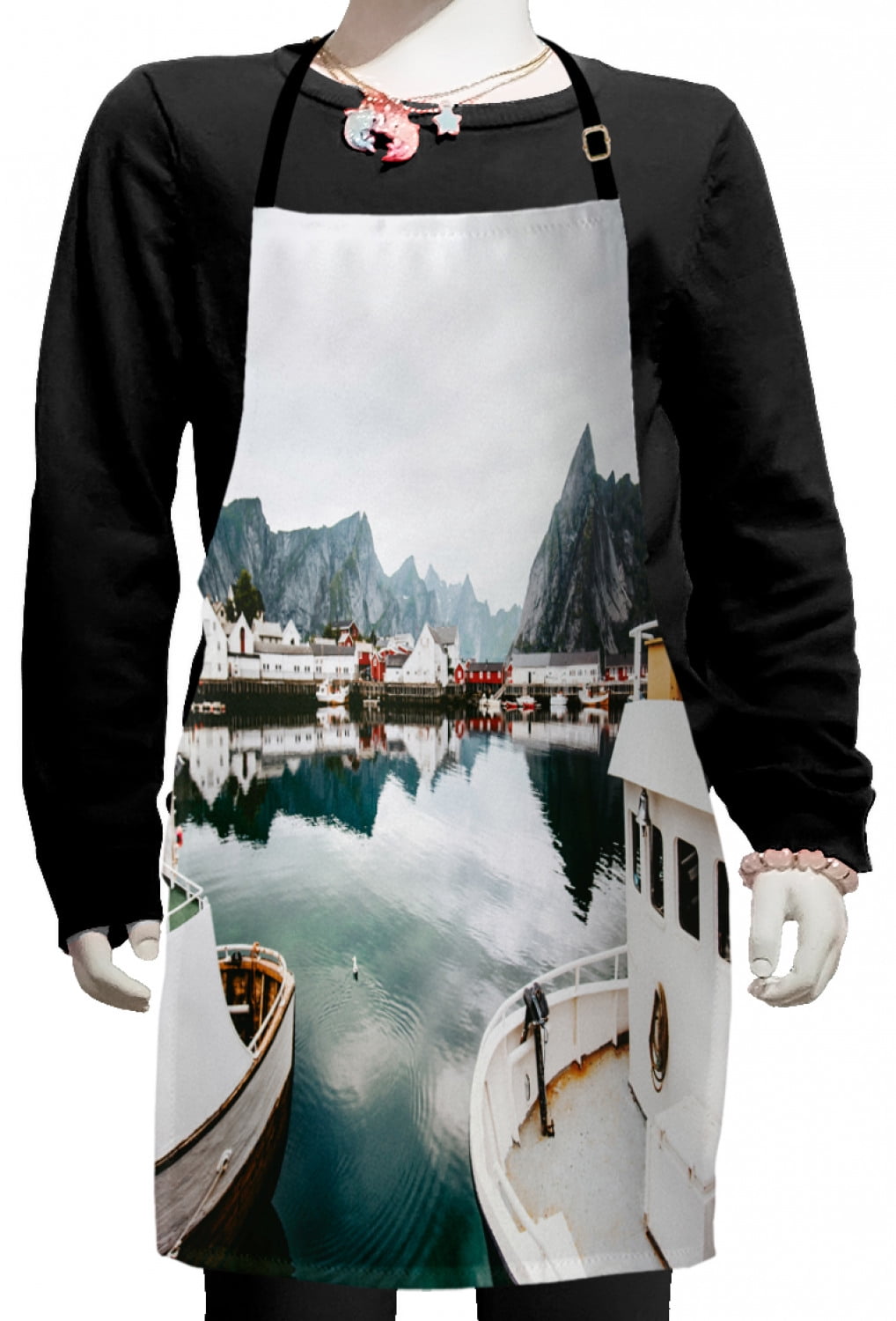 Landscape Kids Apron, Photo Lofoten Islands Norway Scandinavian Scenic ...