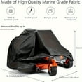 1pc Zero-Turn Mower Cover Heavy Duty 600D Marine Grade Fabric ...