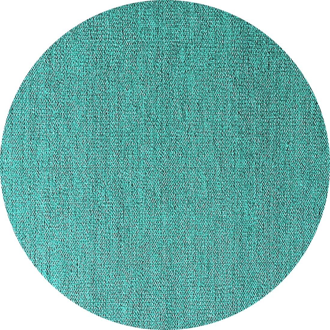 Ahgly Company Indoor Round Solid Turquoise Blue Modern Area Rugs, 8 ...