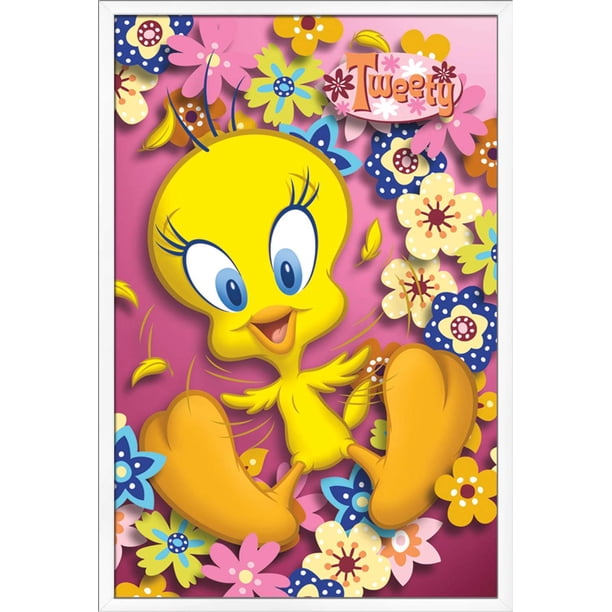 Looney Tunes - Tweety Bird - Power Wall Poster, 22.375" x 34", Framed ...