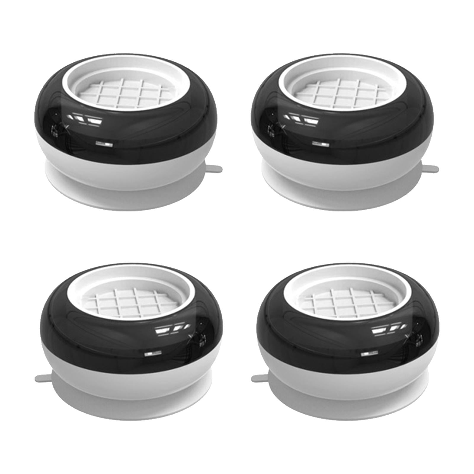 4 Pieces Washing Machine Base Foot Pads Non Slip Thick Portable Rubber ...